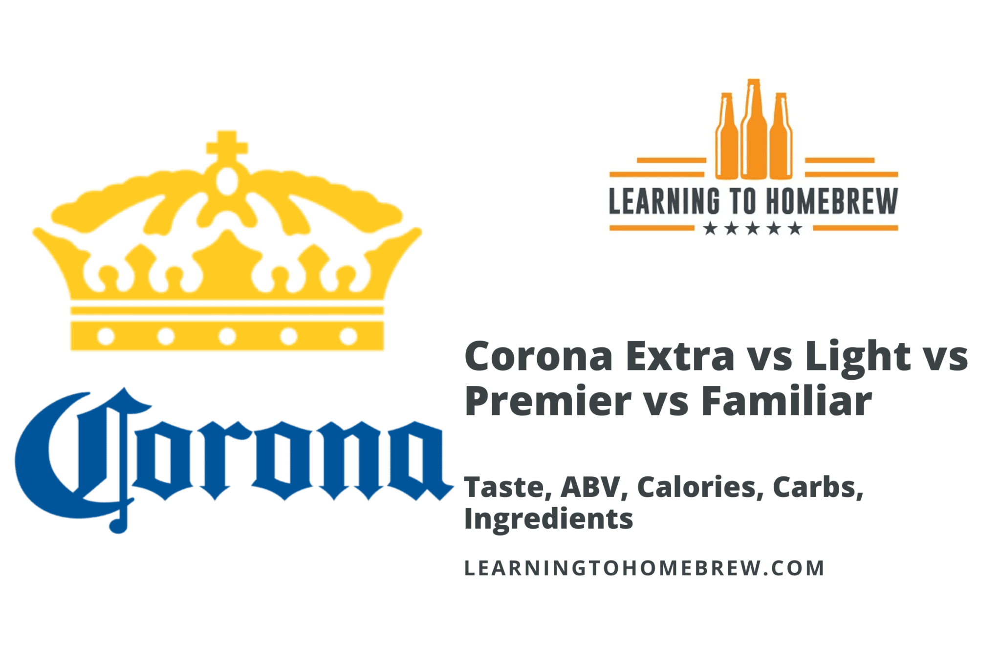 Corona Extra vs Light vs Premier vs Familiar - Taste, ABV, Calories, Carbs